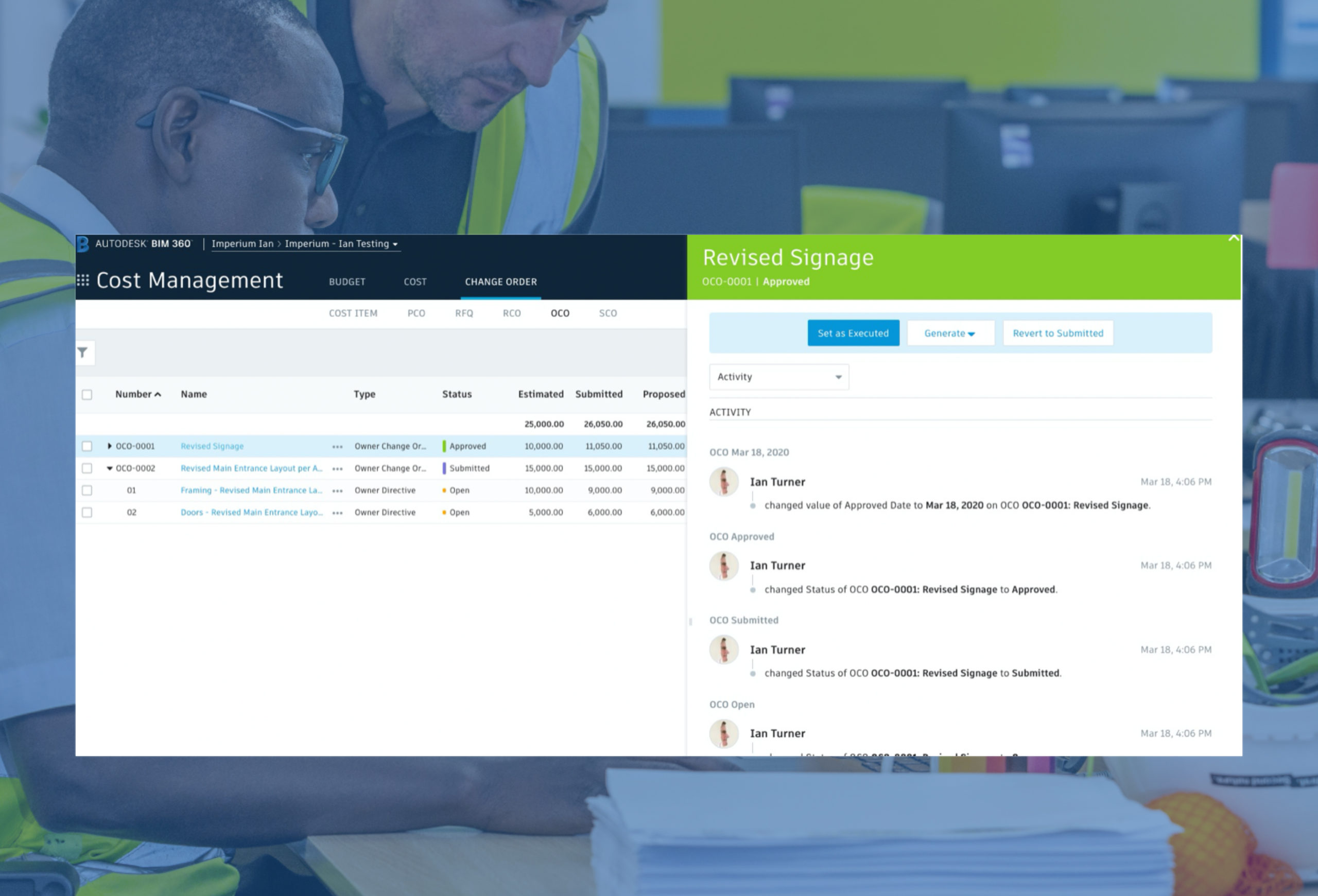 BIM 360 Cost Management Updates - March 2020 - BIM 360 Release Notes