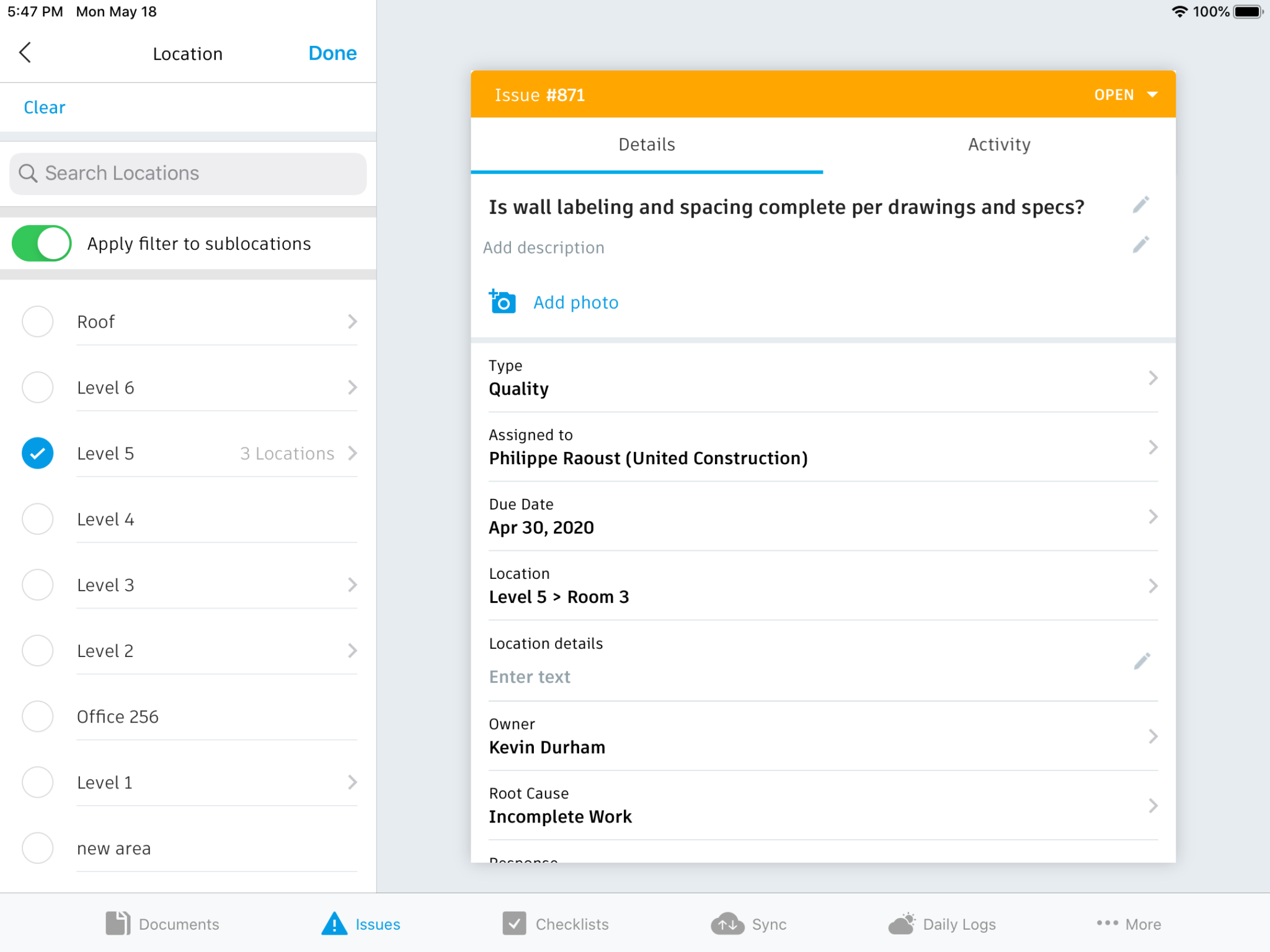 BIM 360 Issue & Checklist Discoverability Enhancements - BIM 360 ...