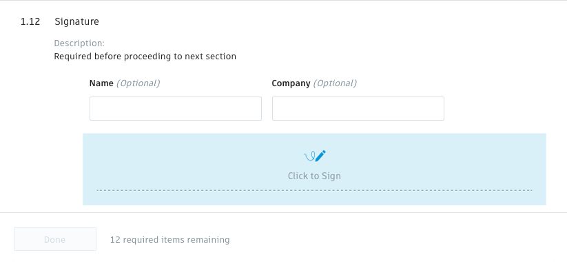 BIM 360 Checklists: In-Section Signatures - BIM 360 Release Notes