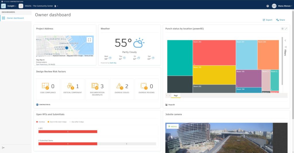 Insight Updates - November 2021 - BIM 360 Release Notes