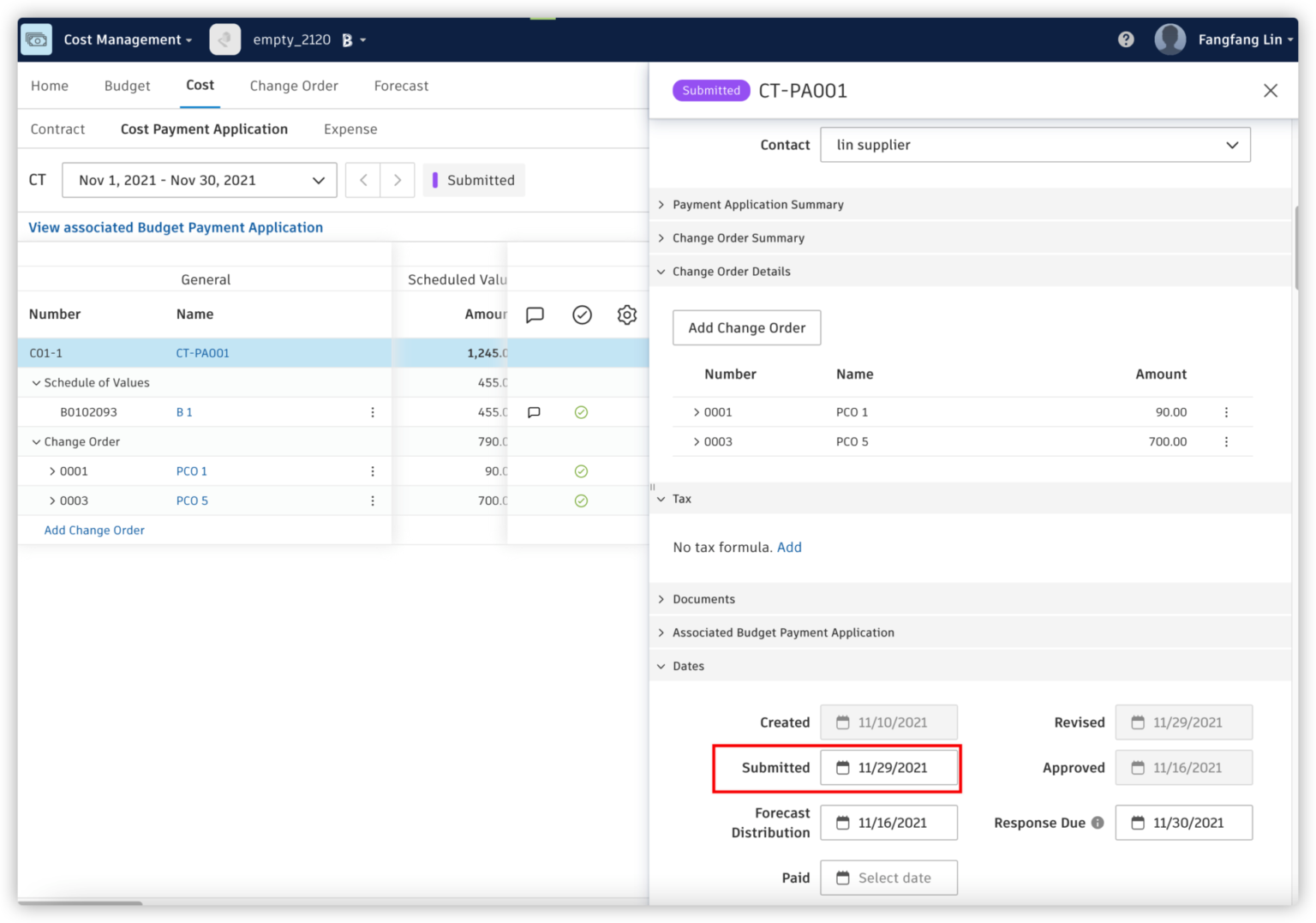 BIM 360 Cost Management Updates – January 2022 - BIM 360 Release Notes