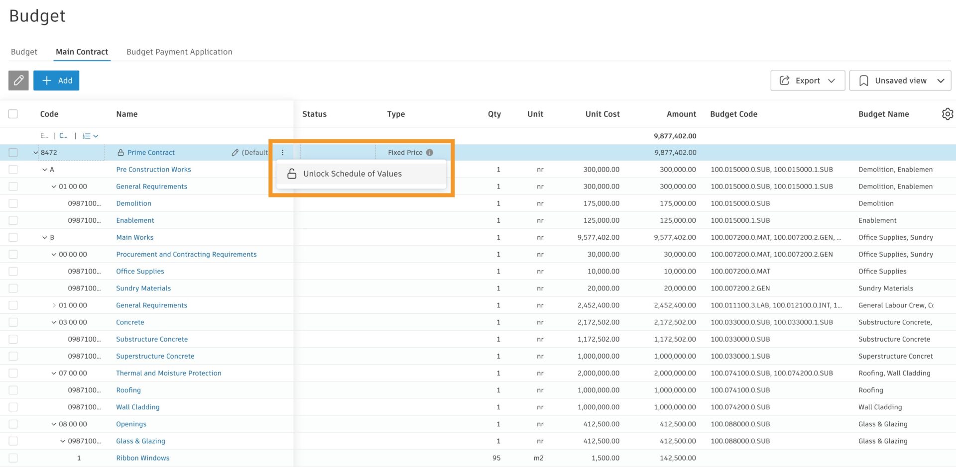 BIM 360 Cost Management Release – July 2022 - BIM 360 Release Notes