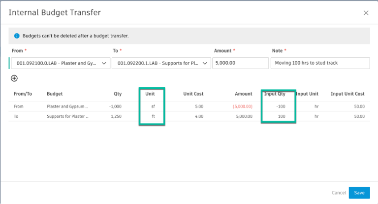 BIM 360 Cost Management Release – September 2022 - BIM 360 Release Notes