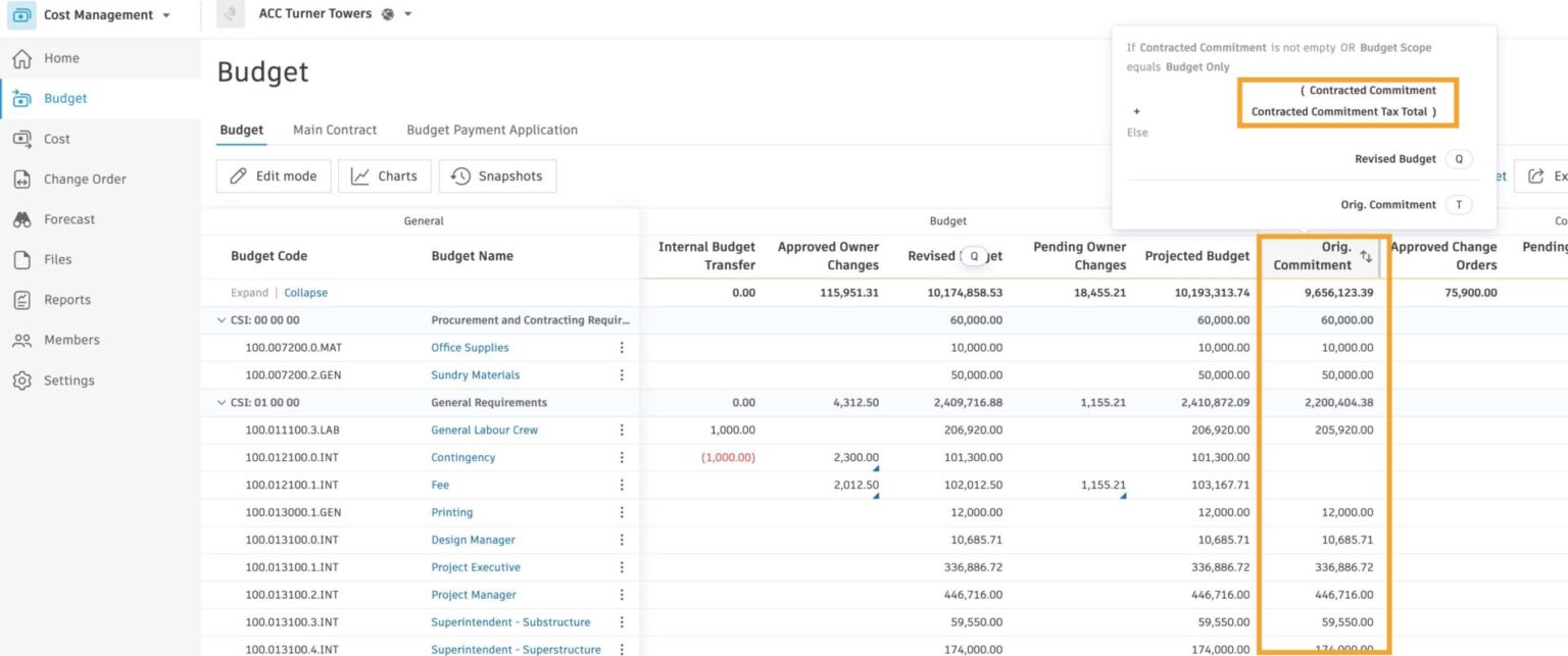 BIM 360 Cost Management - March 2025 - BIM 360 Release Notes