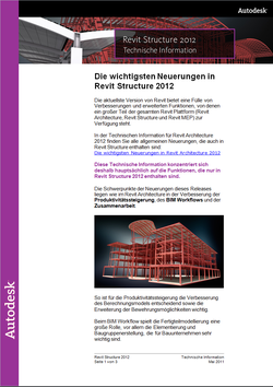Die wichtigsten Neuerungen in Revit Structure 2012 – BIM Blog