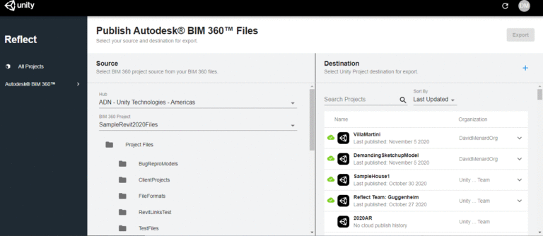 Unity Reflect für BIM 360 – BIM Blog
