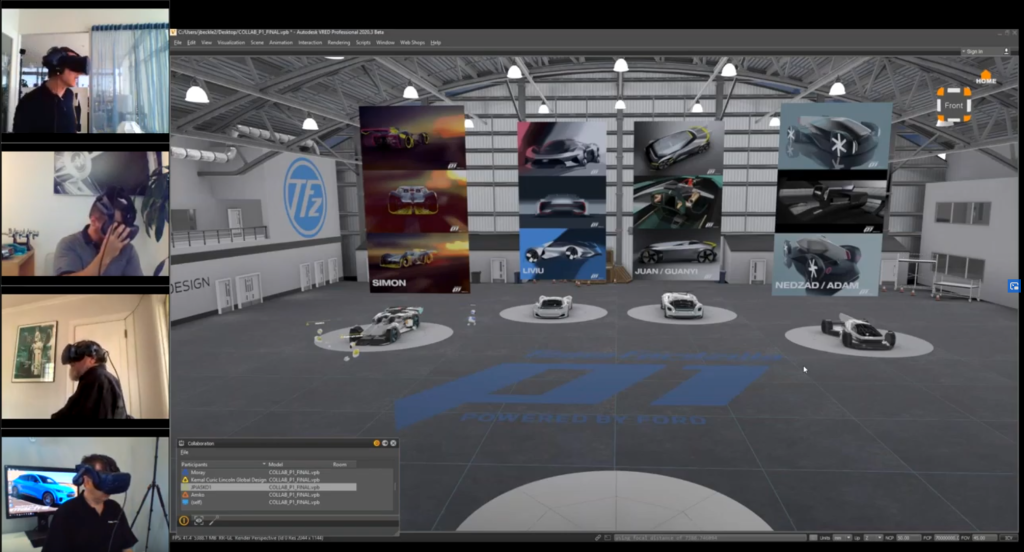 Ford’s realtime design review in virtual space
