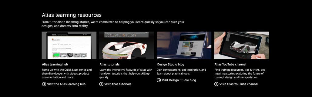 Learn Alias and VRED at home: Autodesk releases Alias and VRED Learning Editions