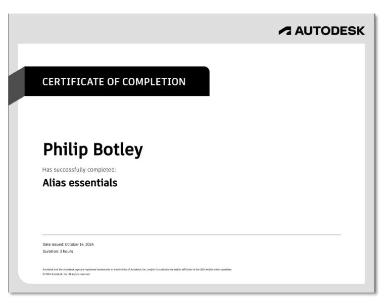 Alias certification course