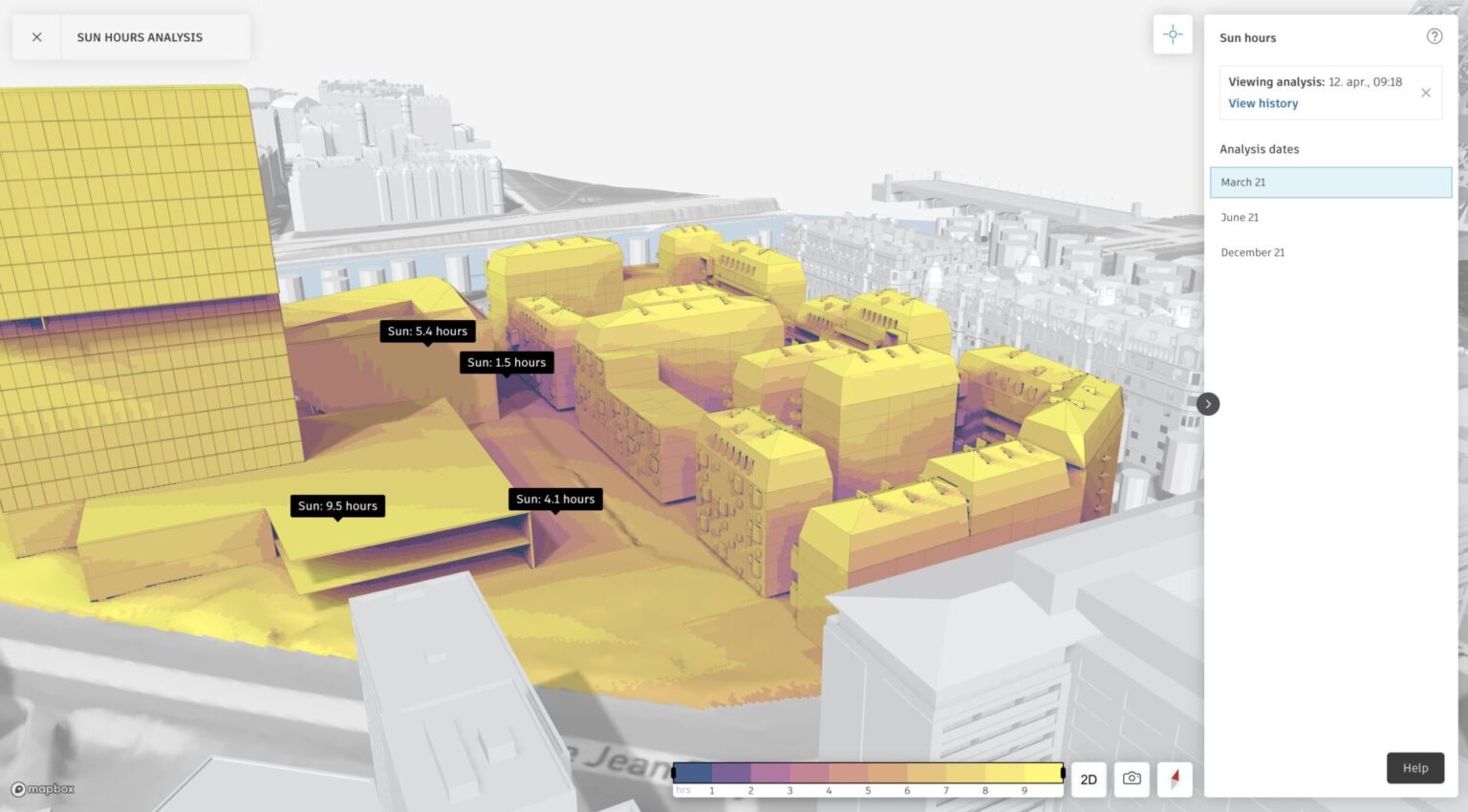 Balancing comfort and efficiency with Forma's sun hours analysis ...