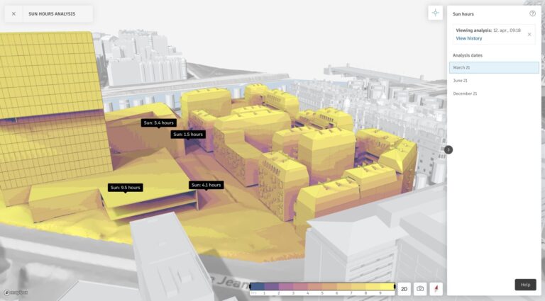 A must for any site analysis: optimizing sun with Forma Site Design