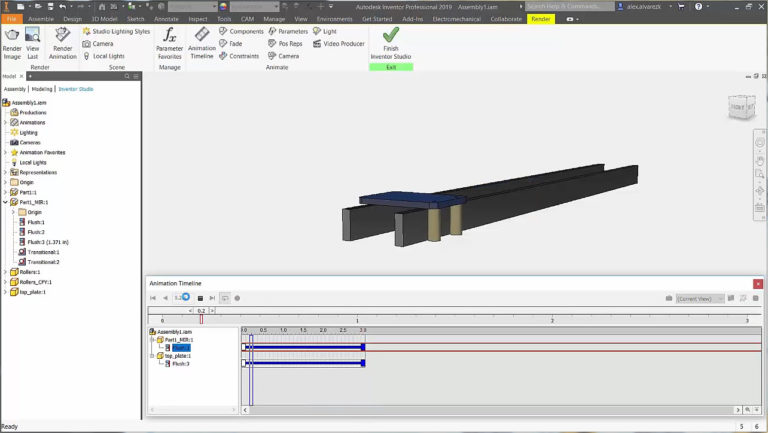 Quick Tip: Creating Animations with Inventor Studio - Inventor Official Blog