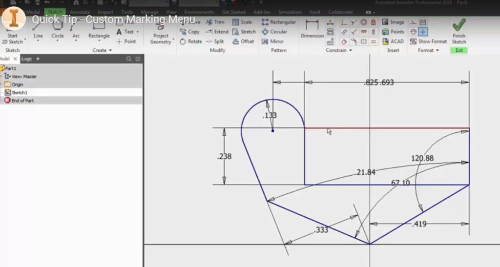 Inventor Quick Tip: Custom Marking Menu - Inventor Official Blog
