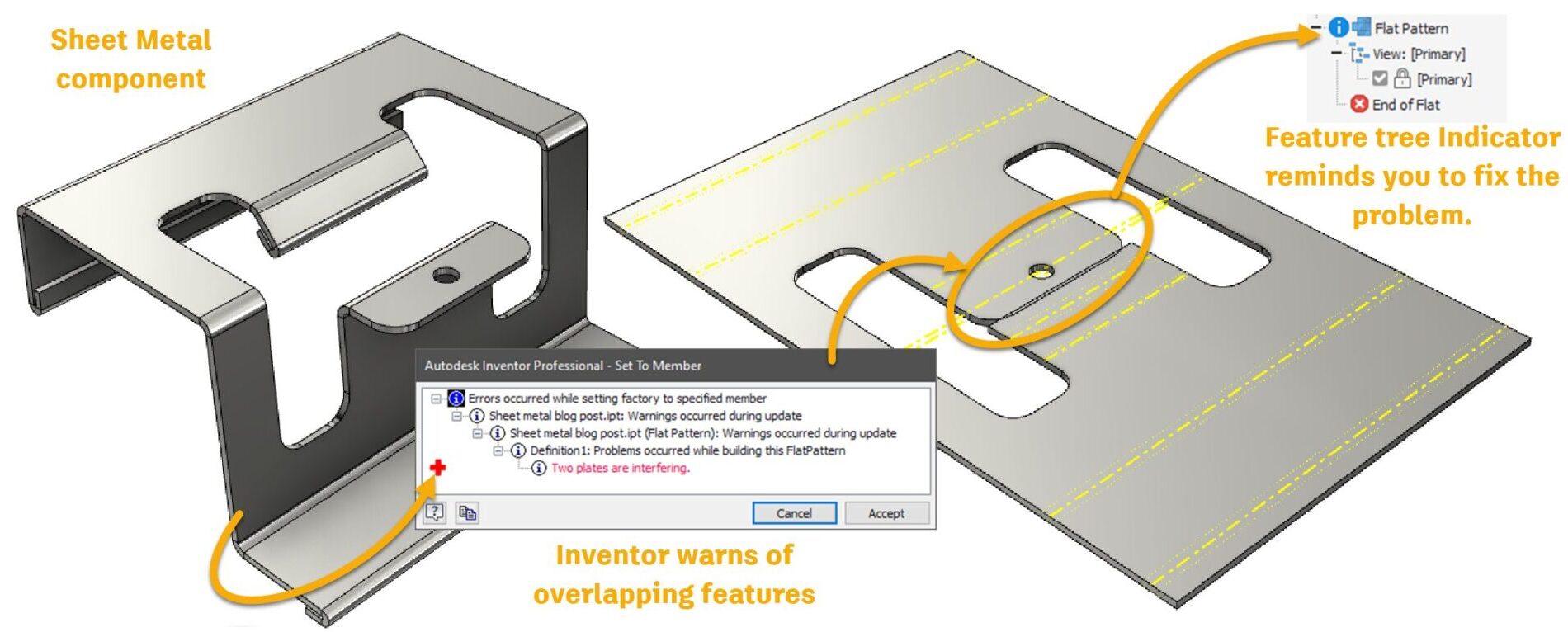 Overlapping sheet metal fold detection - Inventor Official Blog