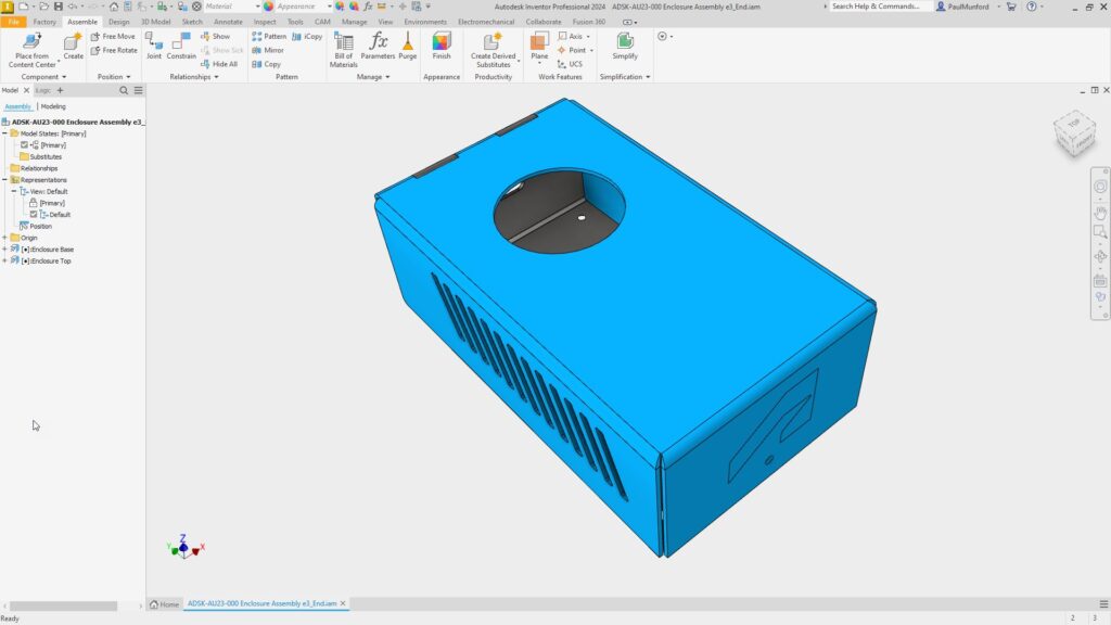 Inventor 'five iLogic tips' dataset for top down design - Inventor Official Blog