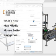 Autodesk Inventor what’s new 2022: Map middle mouse button - Inventor Official Blog