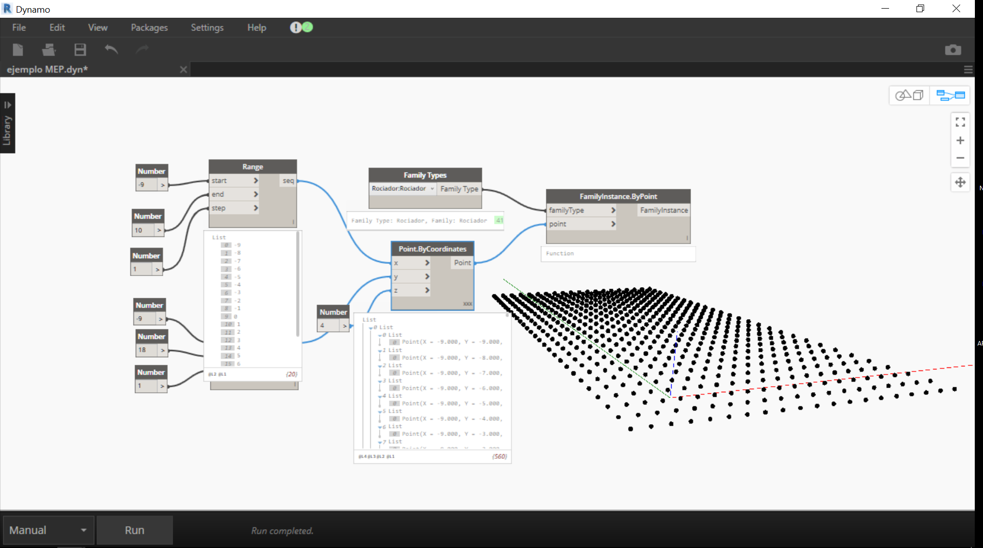 Descubre el Poder de Dynamo al automatizar la colocación de una familia ...