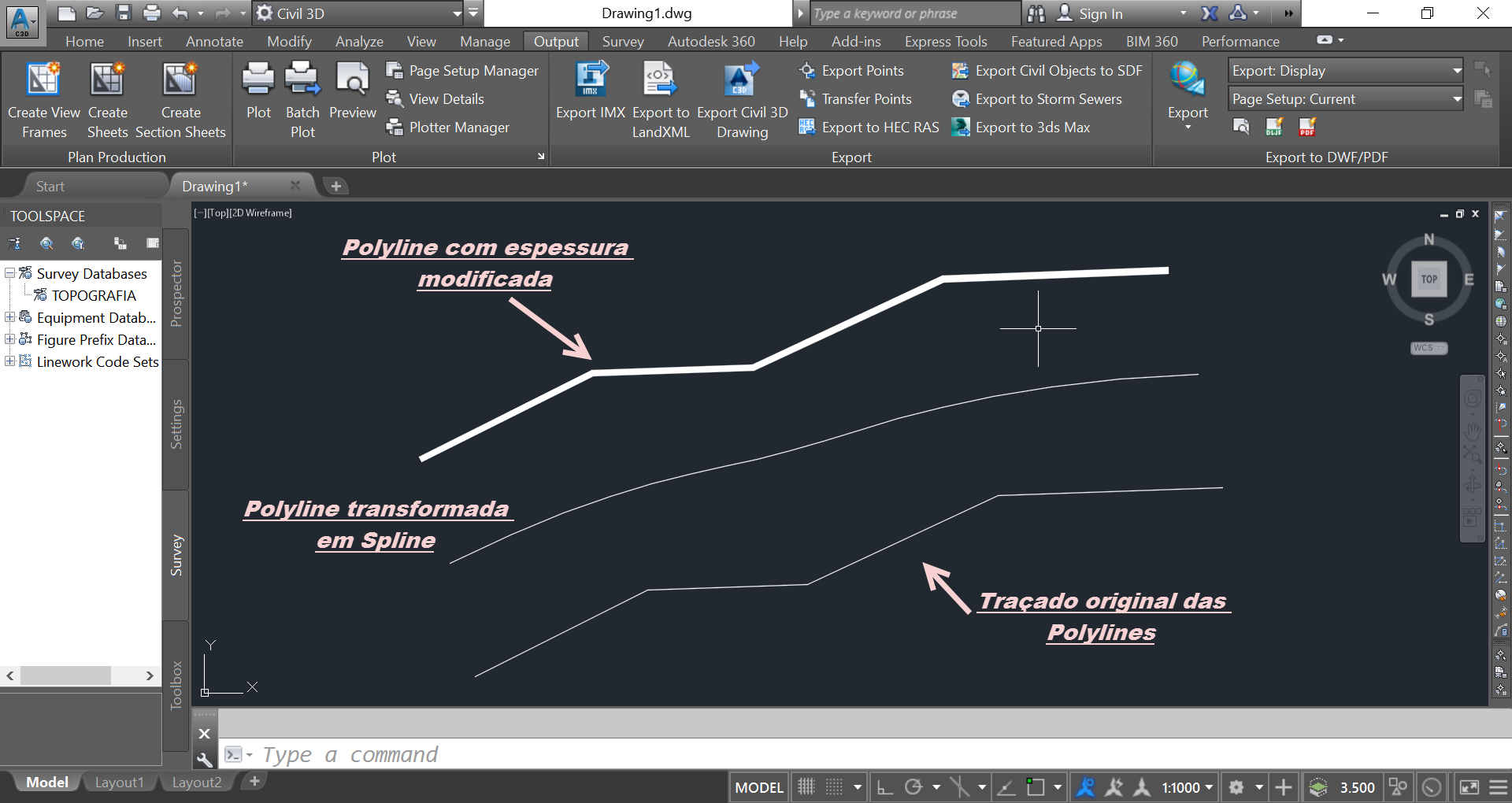 Polylines no Civil 3D e o processo de construção de superfícies ...