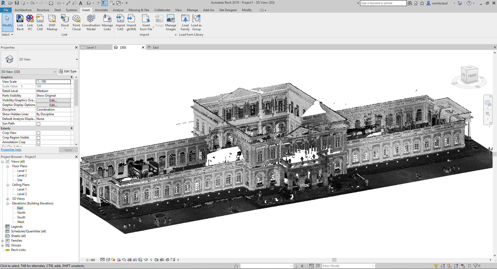 ReCap + Revit - Modelagem do Museu Imperial de Petrópolis a partir de ...