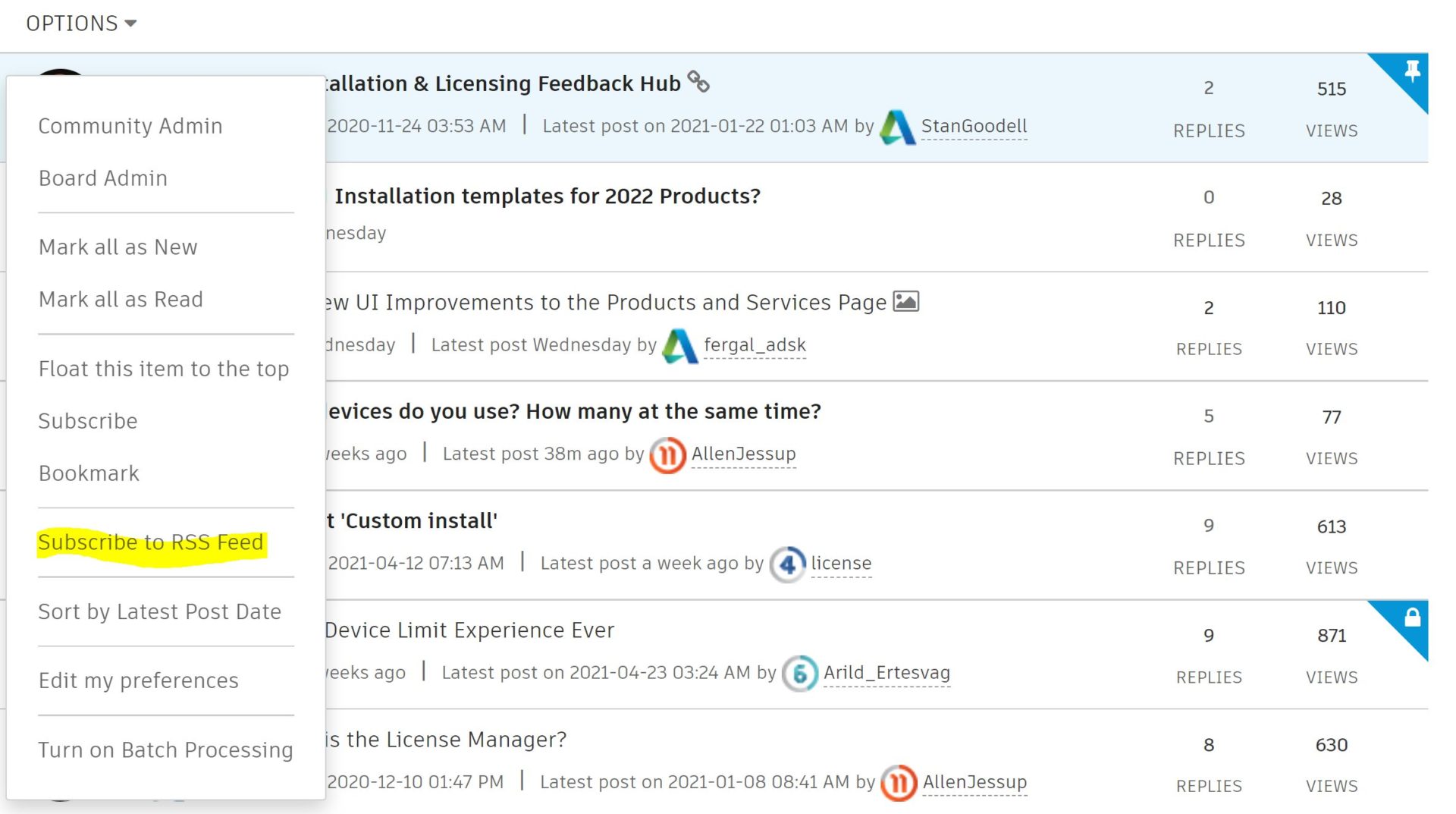 Installation and Licensing Feedback Hub Announcement - Autodesk ...