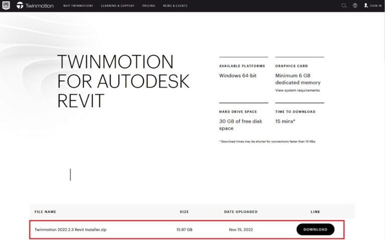 [Nouveauté] Le complément « Twinmotion for Revit » – Village BIM