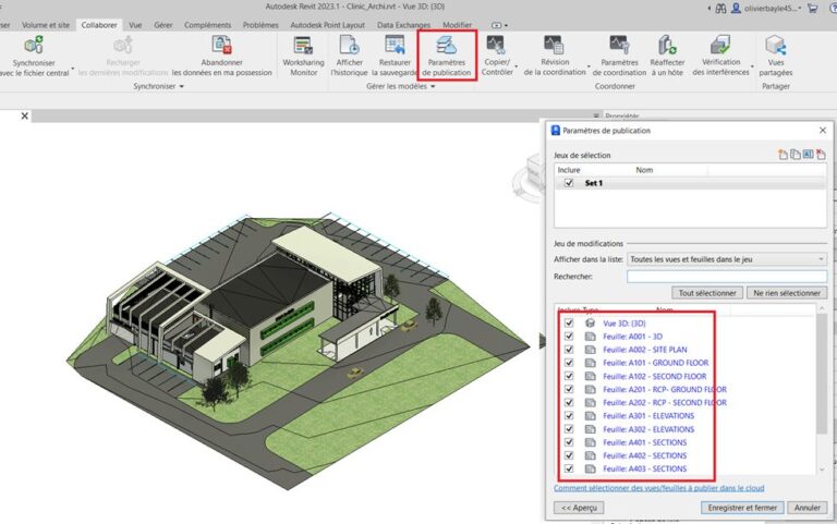 [Nouveauté] Autodesk Docs – Superposition de plans 2D sur modèles 3D – Village BIM