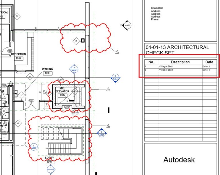 [Tutoriel] Autodesk Revit – Les nuages de révision – Village BIM