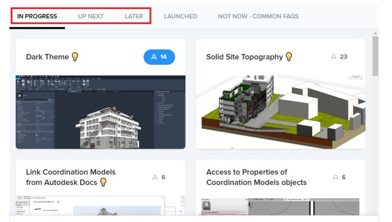 [Vision] La roadmap d’Autodesk Revit – Village BIM