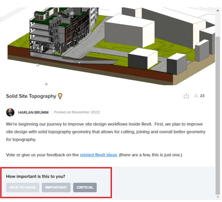 [Vision] La roadmap d’Autodesk Revit – Village BIM