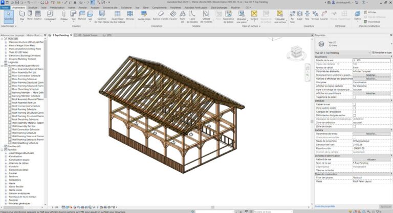 [Nouveauté] Le complément Wood Framing for Revit – Village BIM