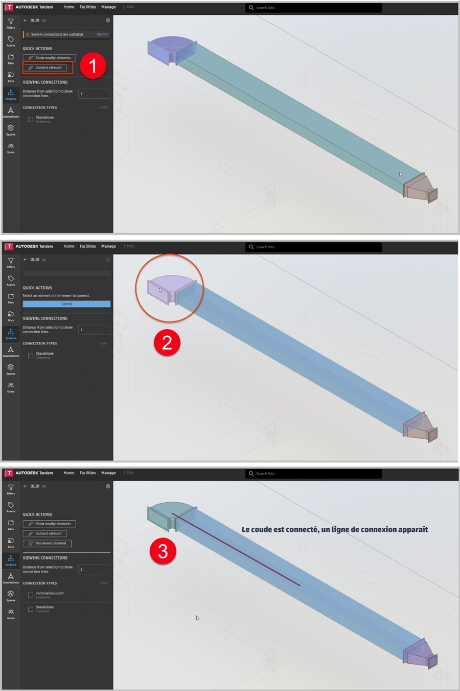 [Tutoriel] Autodesk Tandem – Création de systèmes – Village BIM