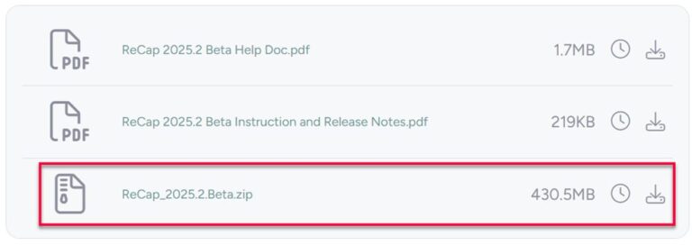 [Nouveauté] Autodesk ReCap Pro 2025.2 Beta – L’installation – Village BIM