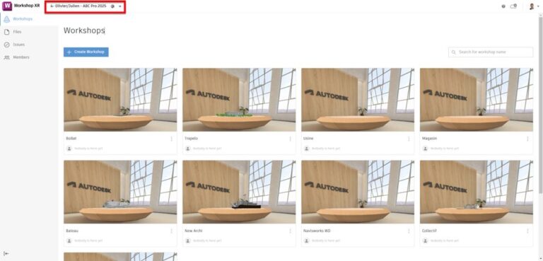 [Tutoriel] Autodesk Workshop XR – La visite immersive collaborative – Village BIM